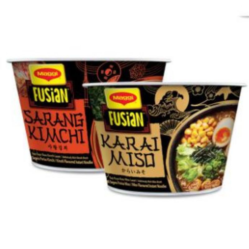 Maggi Fusian KARAI MISO/SARANG KIMCHI 115g | Shopee Malaysia