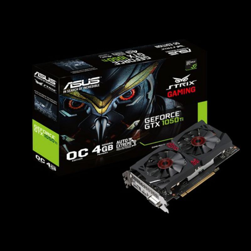 Asus strix gaming GTX 1050 Ti 4GB OC(new card) | Shopee Malaysia
