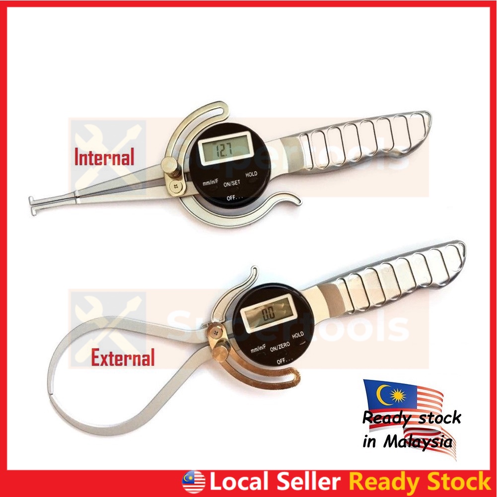 LCD Plastic Digital Spring Caliper Metric Inside Internal Caliper ...