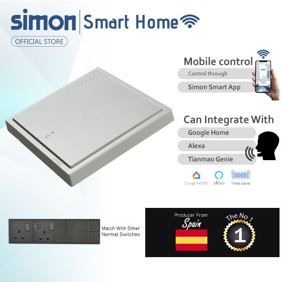 SIMON i7 Smart Series - Smart Dimming Switch & Smart Curtain Switch ...