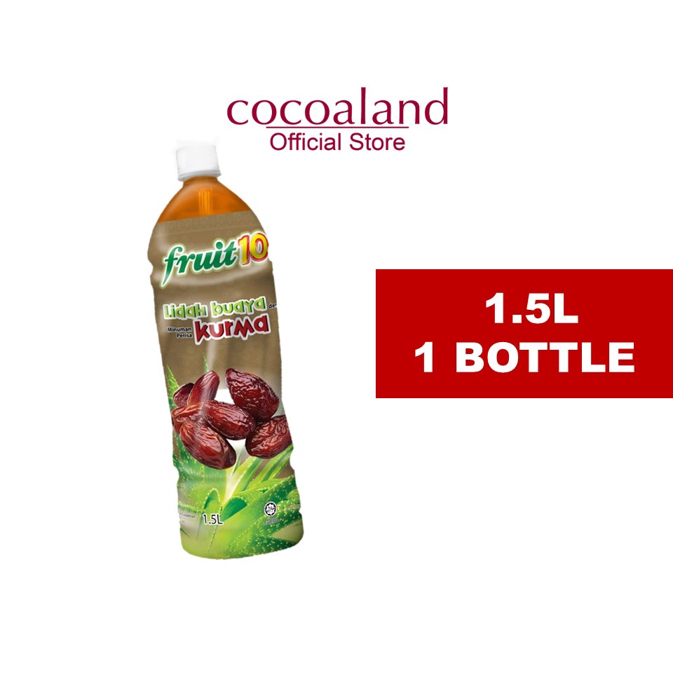 Fruit 10 Aloe Vera Date Kurma Drink (1.5L x 1 bottle) | Shopee Malaysia