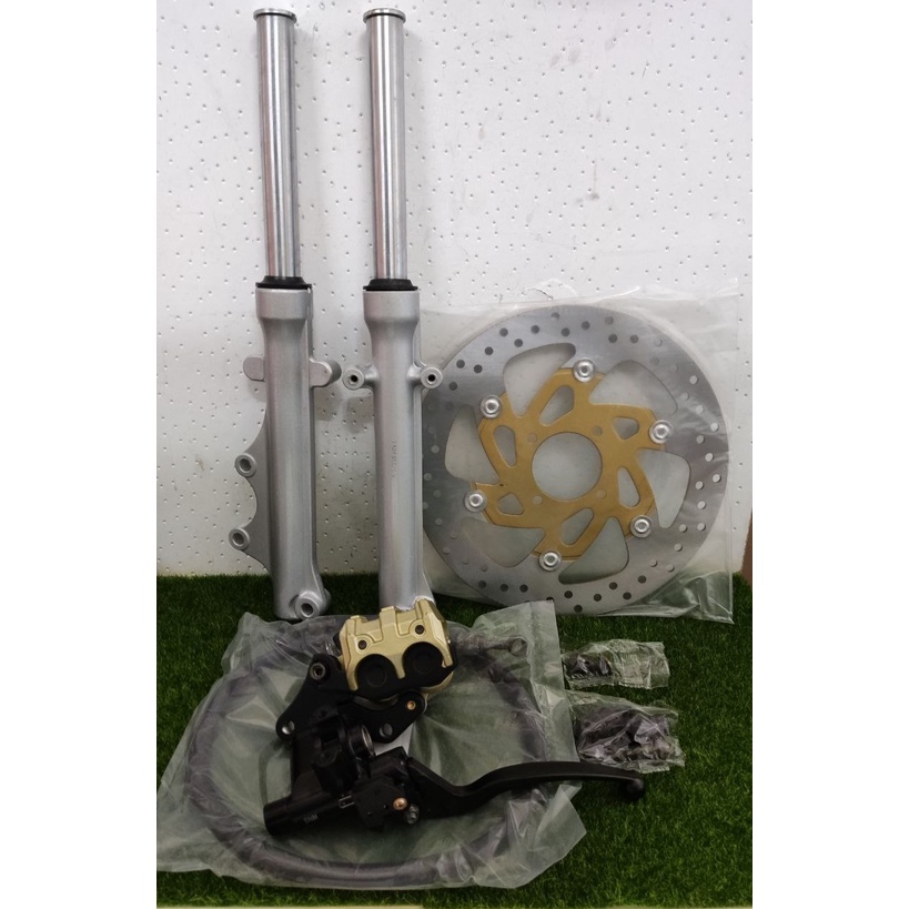 YAMAHA LC NEW, LC V2-V6 FRONT FORK SET GANDUNG DEPAN DISC PUMP SET ...