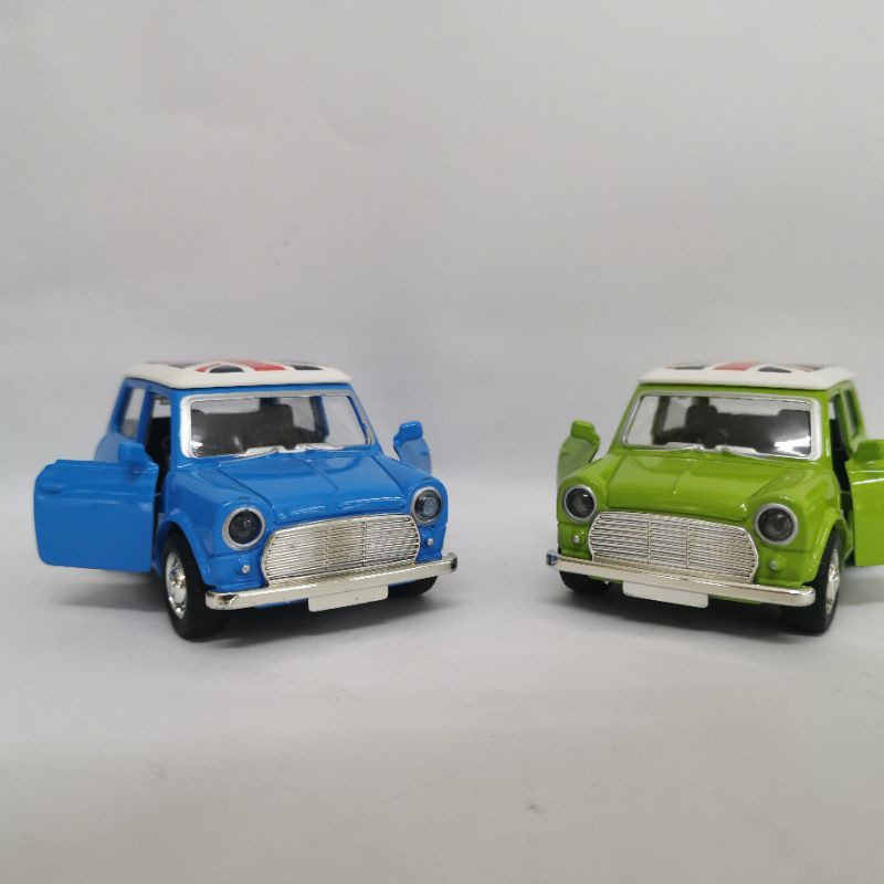 classic Austin mini Mr bean mini die cast car model scale 1:36 with ...