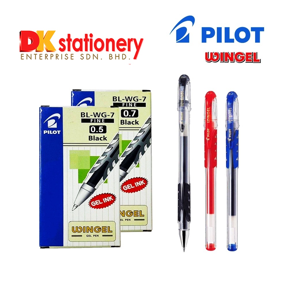 Pilot Wingel Gel Pen 0.5 / 0.7 I 12 Pcs / Box | Shopee Malaysia