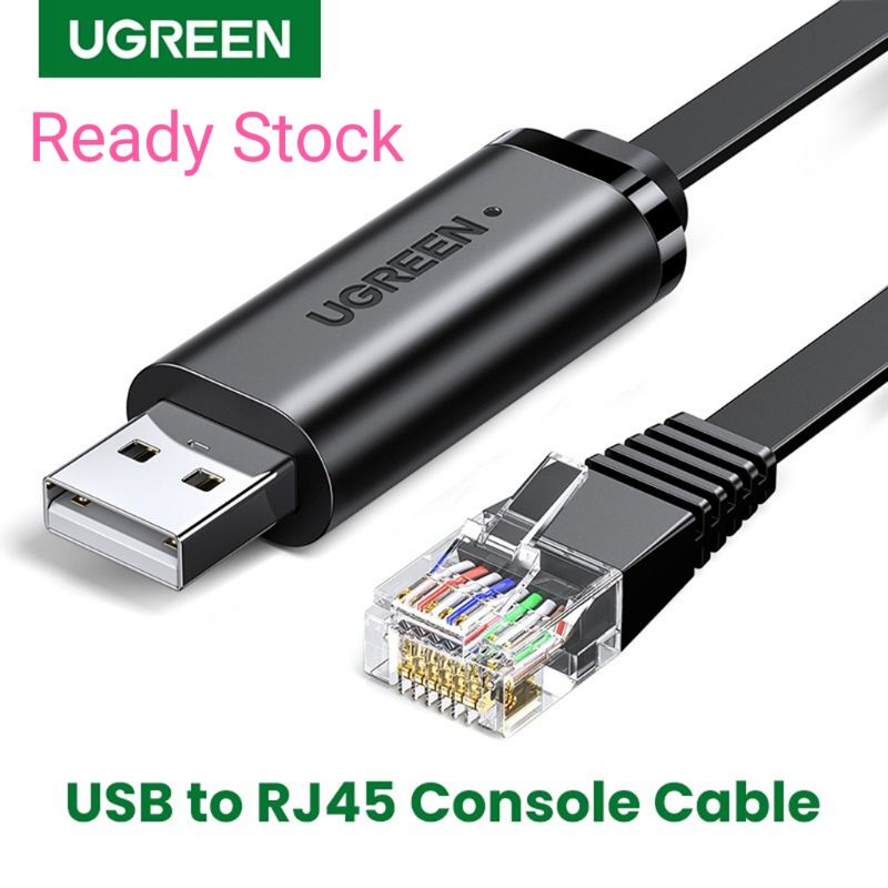(Ready Stock) USB to RJ45 Ethernet Console Cable Adapter Converter ...