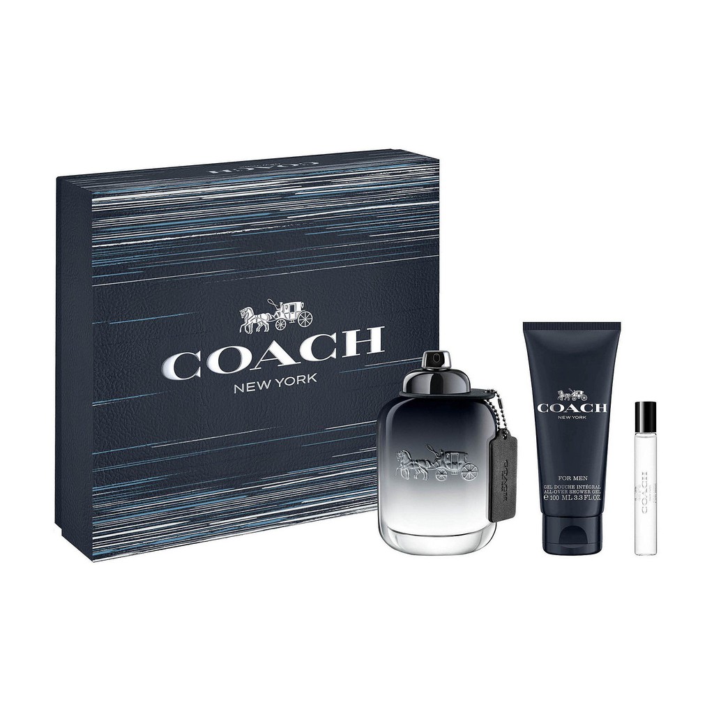ORIGINAL Coach For Men 100ml EDT Gift Set Perfume | Shopee Malaysia