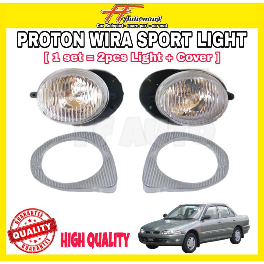 PROTON WIRA SPORT LIGHT FOG LAMP (1 SET) - FREE BULB & COVER - HIGH ...