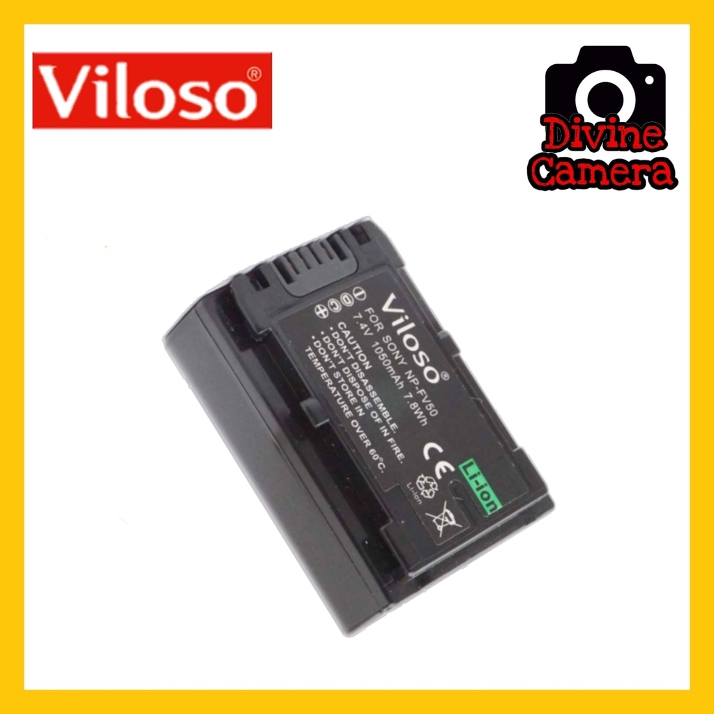 Viloso NP-FV50 Lithium-Ion Battery Pack for Sony Camcorder | Shopee Malaysia