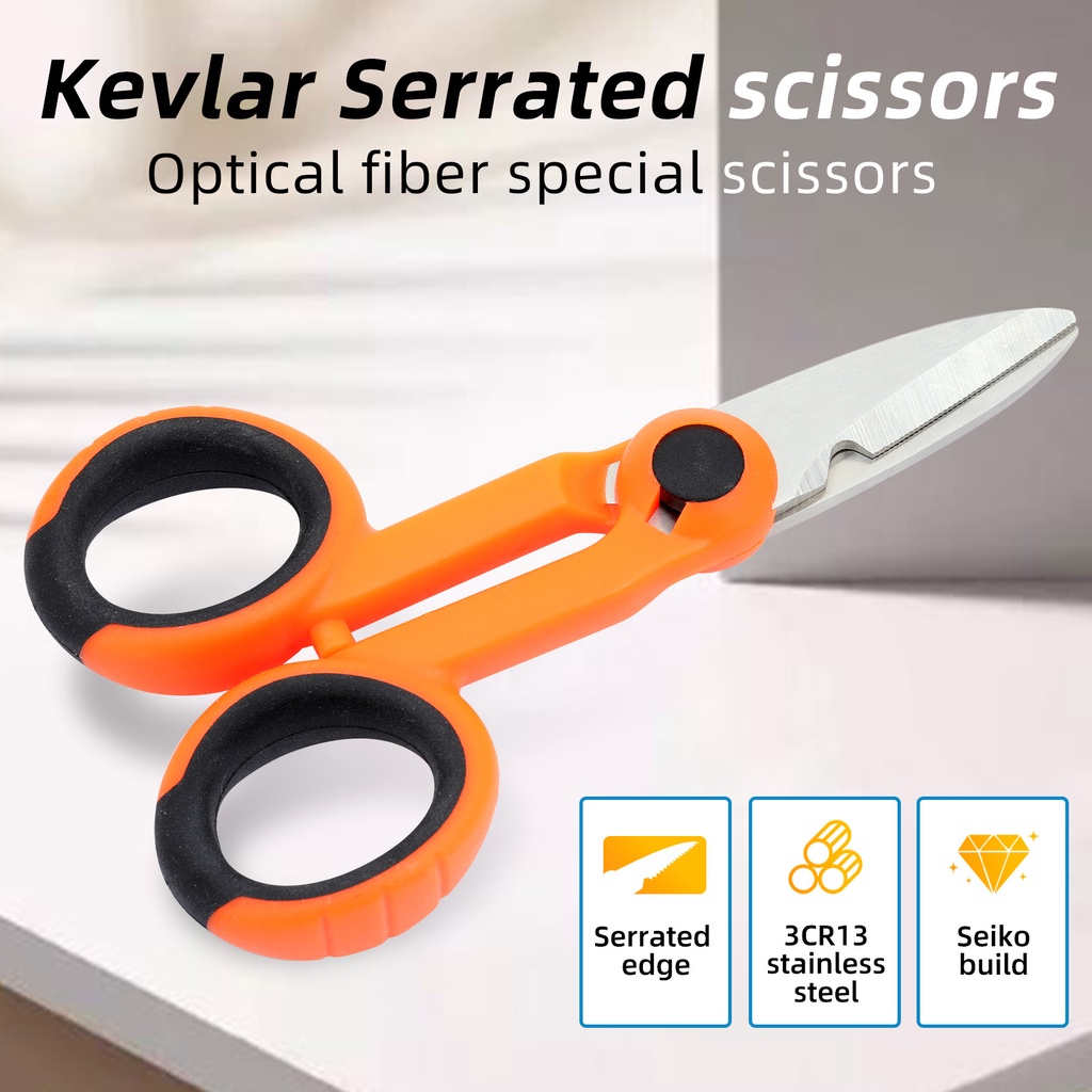 Optical fiber cutting tool Kevlar scissors electrician cutting and ...