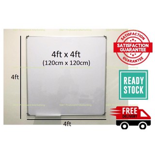 Magnetic White board Size 3x4 4x4 4x5 4x6 4x8 White Board/ Whiteboard ...