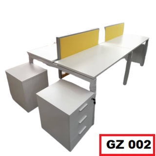 Office Desking Workstation Open Plan Drawer Table Top Partition Panel ...
