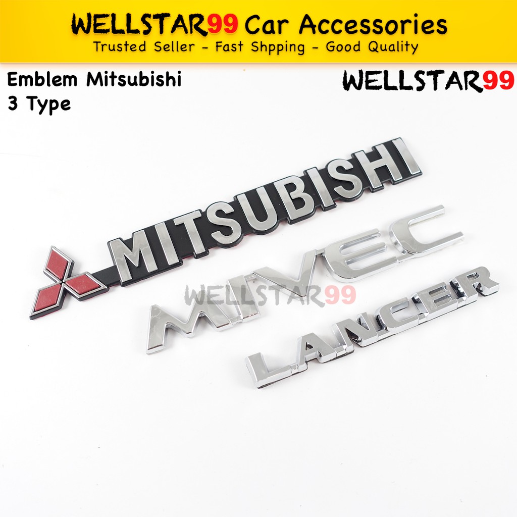Mitsubishi Sport Emblem Logo Sticker Lancer evo | Shopee Malaysia
