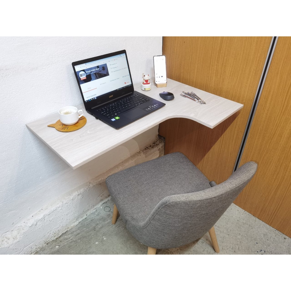 Waterproof L Shape Wall Table Study Table Desks Tables Modern Home ...