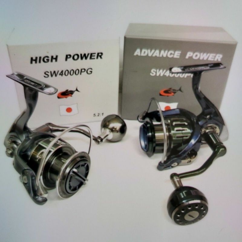 G-tech Advance power /Hi-power sw Spinning jigging reel (metal body ...