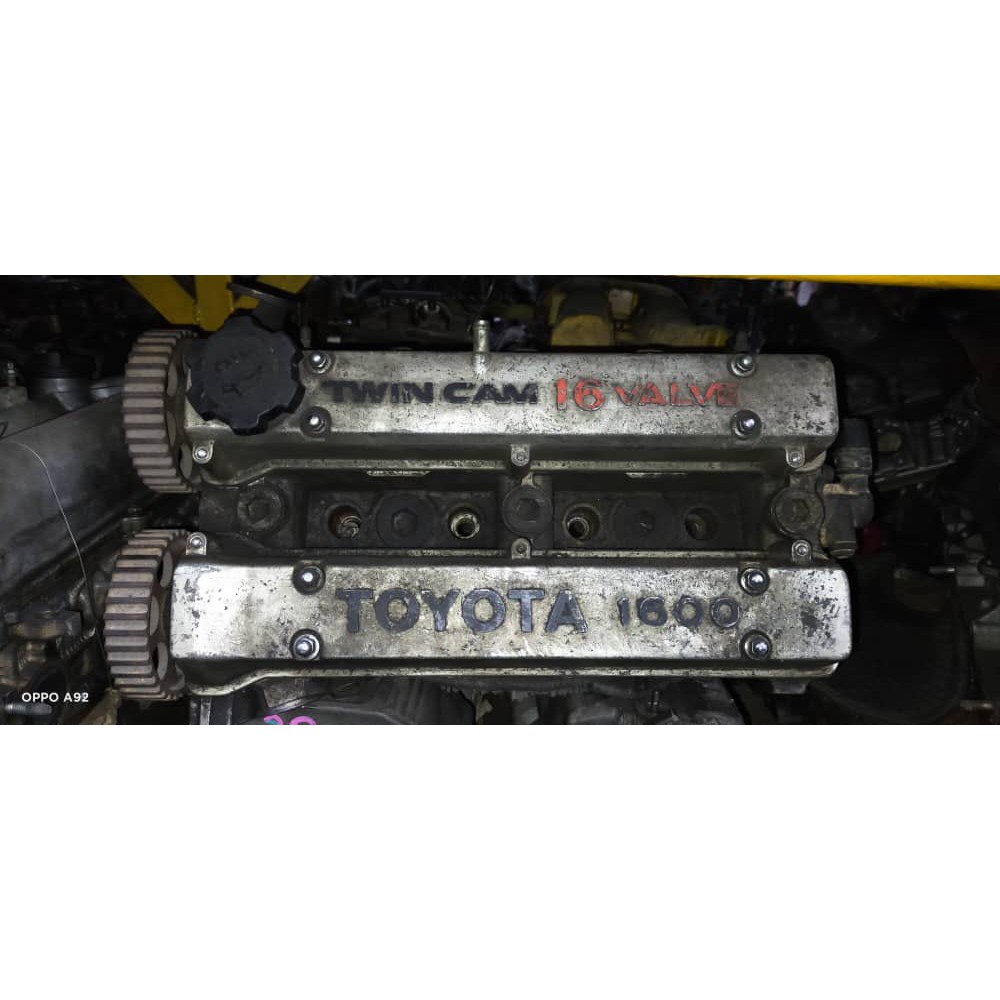 Used Japan Original Cylinder Head (Without Valve Cover) Fit For Toyota Levin / Ae92 / Ae86 4A ...