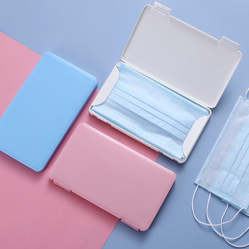 Portable Dust-proof Face Mask Case Flip cover Protection Storage Box ...