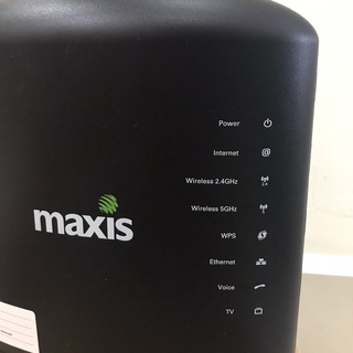 Maxis Wifi Router Technicolor TG389ac Dua-Band (Room Official) | Shopee ...