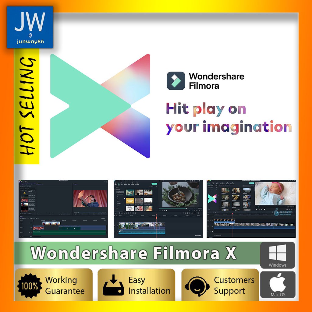 Wondershare Filmora X Version 10 - Full Version For Windows & Mac | BeeCost