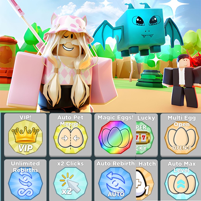 Roblox Robux Clicker Simulator Gamepass Permanent Passes | Shopee Malaysia