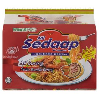 Mi Sedaap Mi Sedap Mee Sedap Fried Noodle Mi Segera Instant Noodles (5 ...