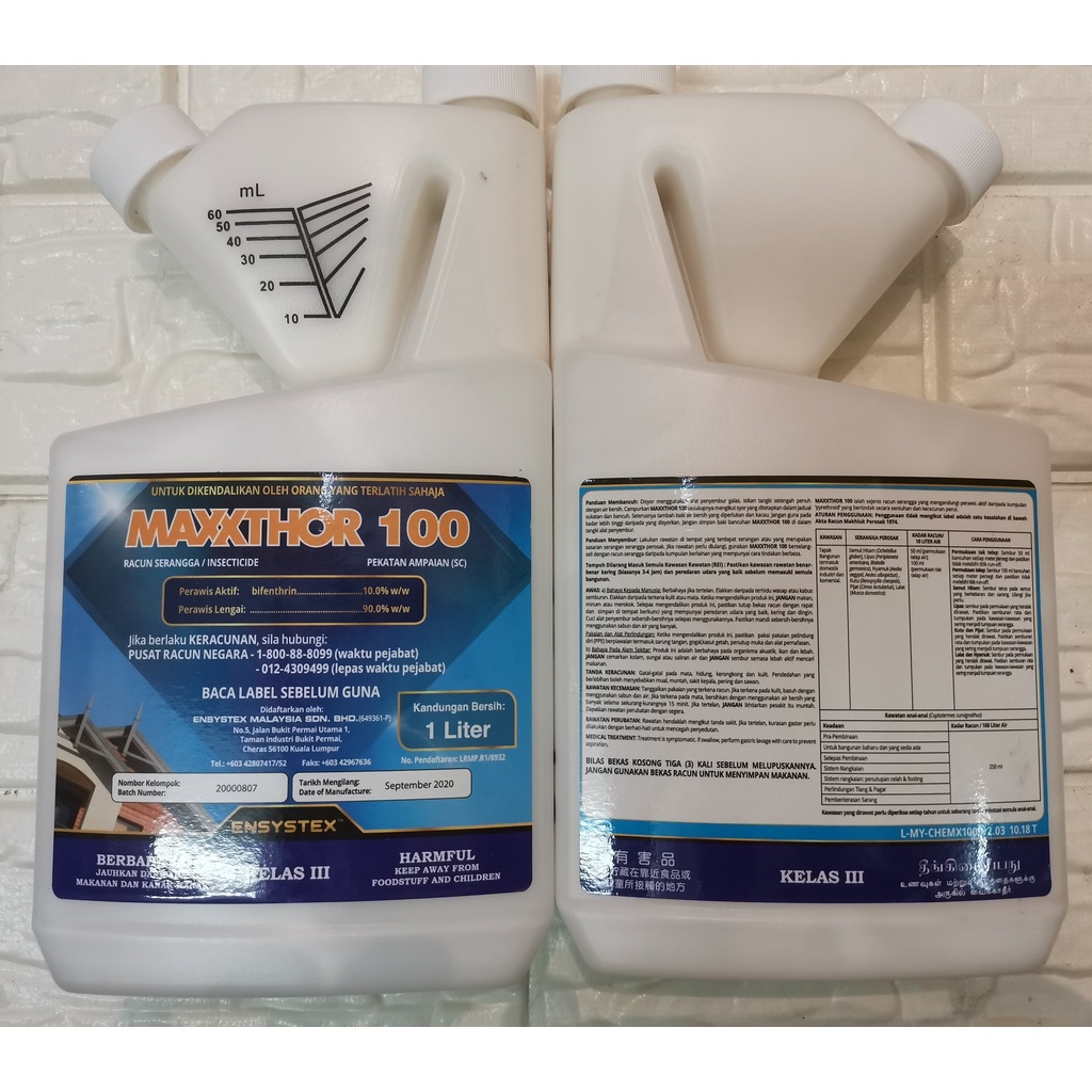 Maxxthor 100 Insecticide (1 litre) | Shopee Malaysia