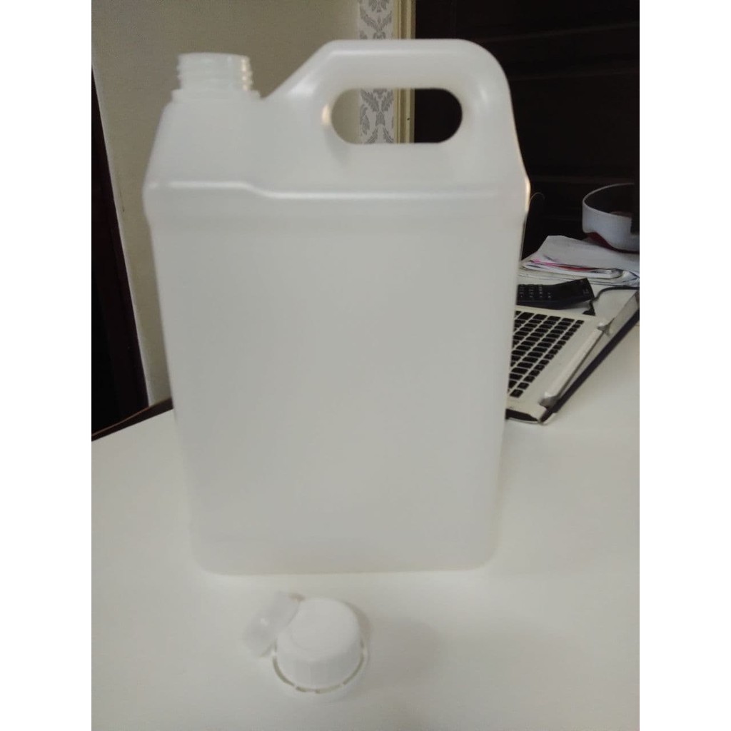 Botol HDPE Plastic Bottle 5 Liter Baru 4 Pcs Tong Air Detergent ...