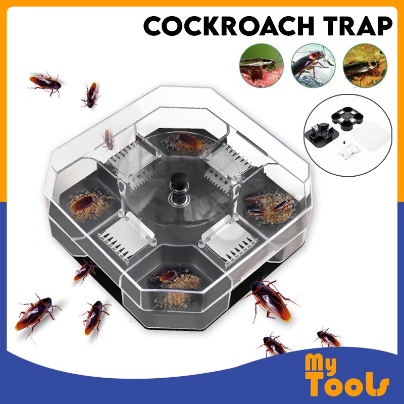 [READY STOCK] Reusable Cockroach Catcher Trap Killer Cockroach Bait Box ...