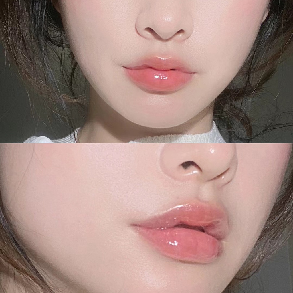 Cappuvini Pink Tube Rabbit Lip Gloss Whimsical Planet Glossy Milk Tea ...