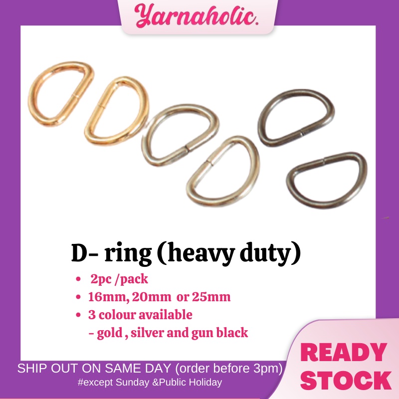 Bag Accessories-D- ring bag accessories High quality heavy duty (thick)/Beg aksesori | Shopee ...