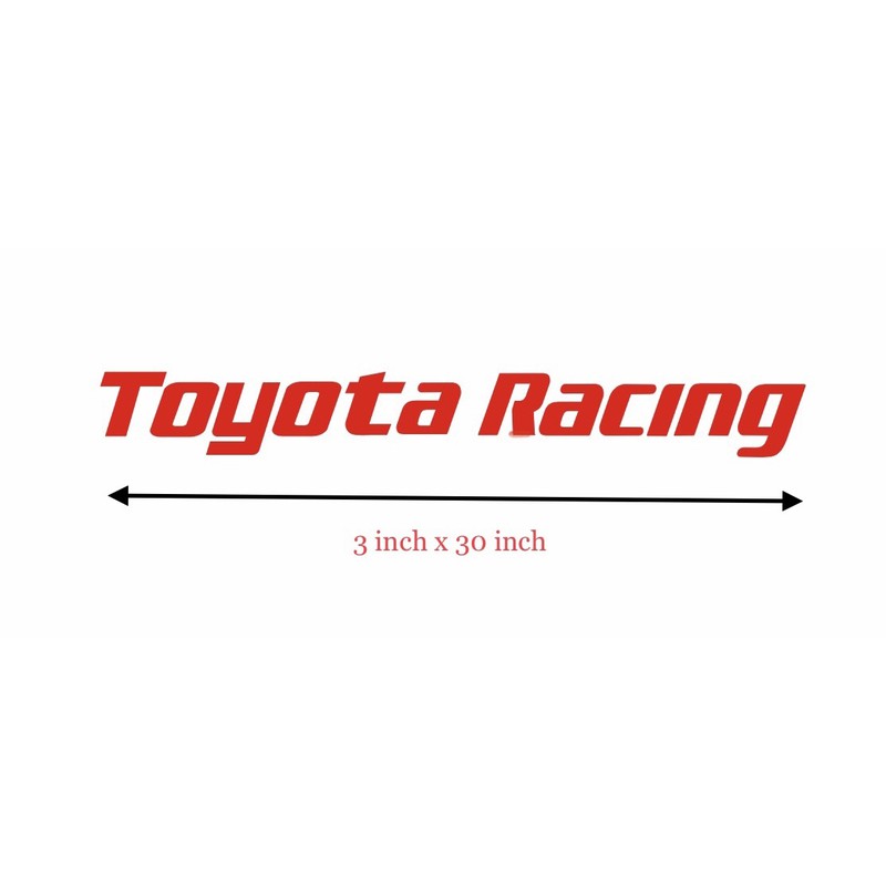 (Ready Stock ) S482# Toyota Racing Vinyl Decal Sticker | Shopee Malaysia