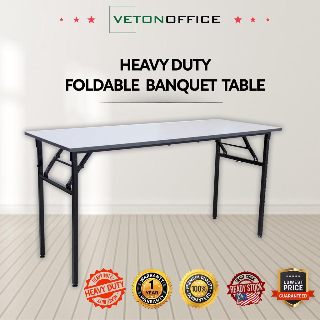 💥Ship to West Malaysia💥 Heavy Duty Foldable Banquet Table / Folding ...