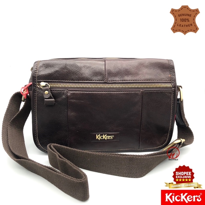 KICKERS PREMIUM LEATHER SLING BAG ( KIC-S 78672 ) | Shopee Malaysia