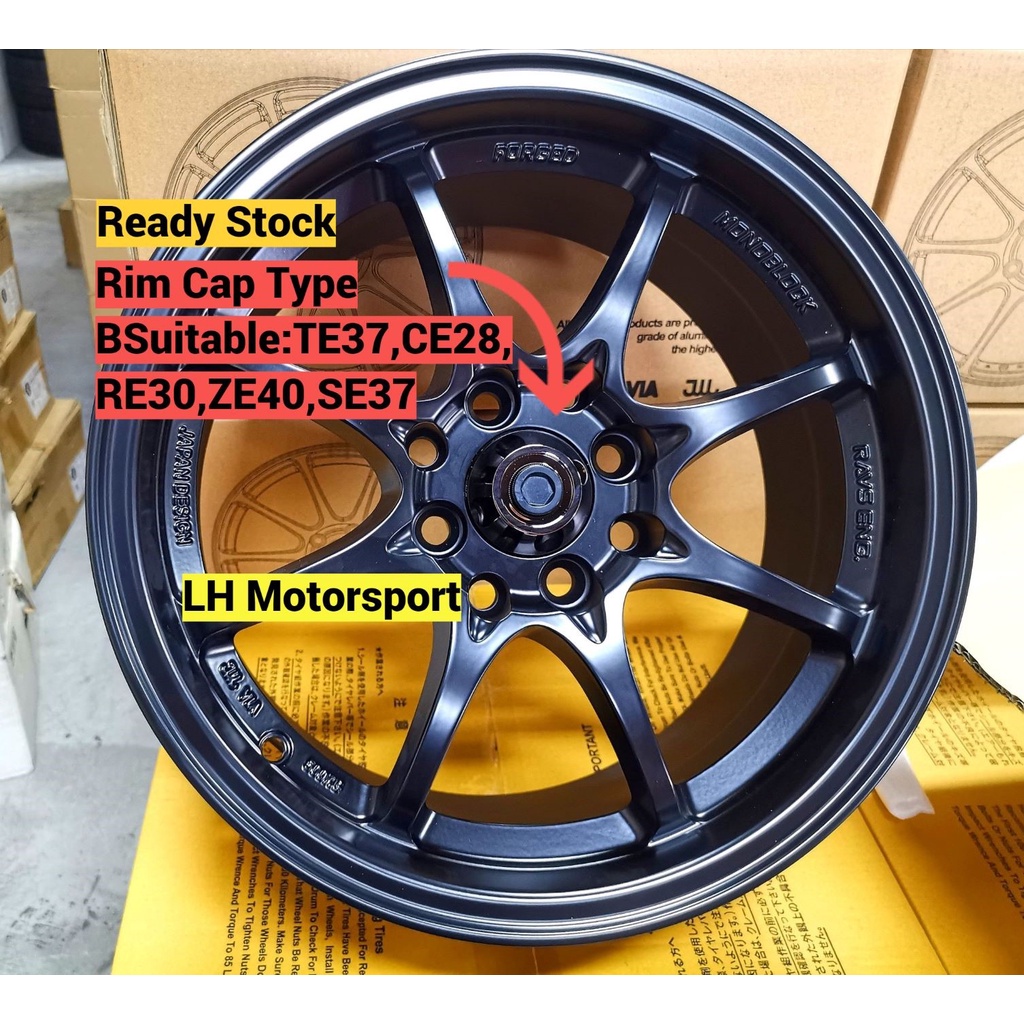 Cap Rim Type B Te37 Ce28 Re30 Ze40 Cap Auto Option Rays Type B Te37 Cap ...