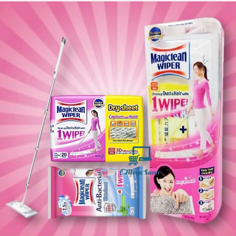 Kao Magiclean Wiper 1wipe System Combo | Shopee Malaysia