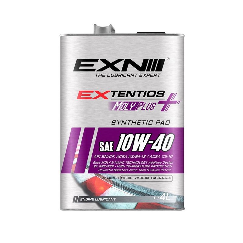 EXN MOLYPLUS FULLY SYNTHETIC 10W-40 ENGINE OIL - 4L | Shopee Malaysia