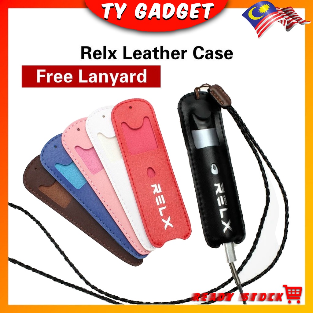 Relx Leather Protective Case Portable With Lanyard Scratch Proof ...