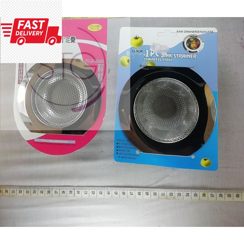 SINK GARBAGE STRAINER PENAPIS SINKI Stainless Steel | Shopee Malaysia