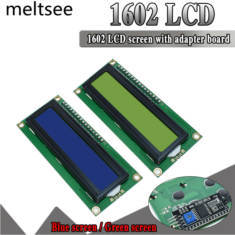 LCD1602 LCD module Blue screen IIC/I2C 1602 for arduino 1602 LCD UNO r3 ...