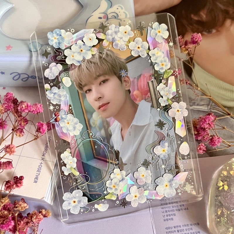 [wonuphoria] Ready-stock Decorated Toploader for Kpop Photocards ...