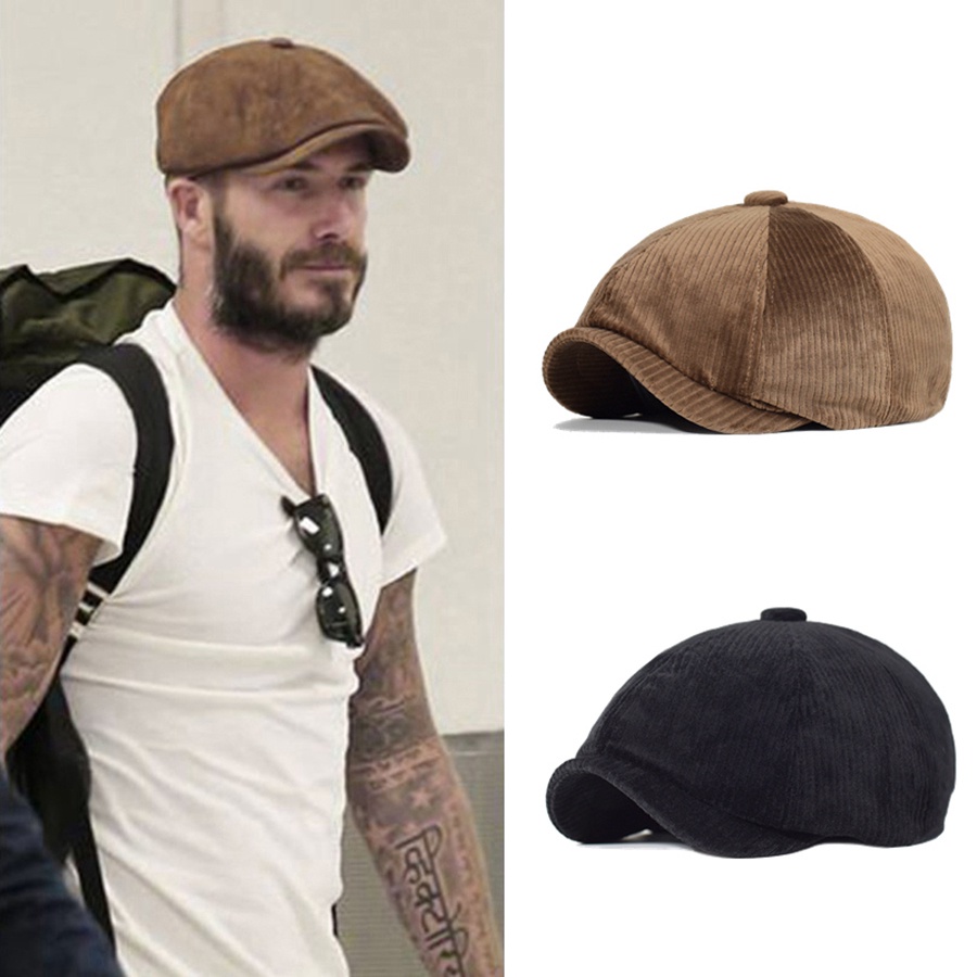 Unisex Spring Autumn Winter Newsboy Caps Men And Women Warm Octagonal ...