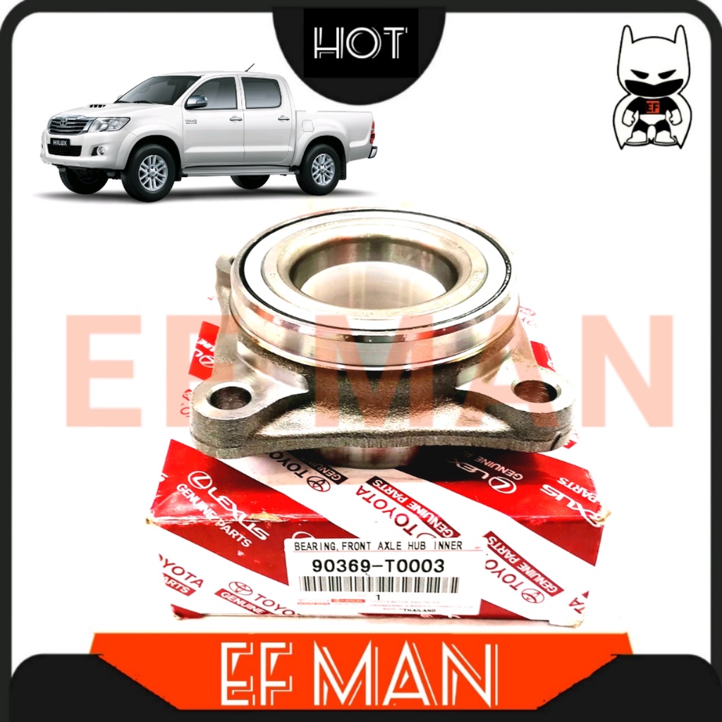 TOYOTA HILUX VIGO KUN25 KUN26 GUN125 GUN126 FRONT WHEEL BEARING HUB ...