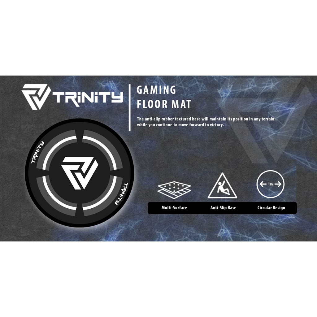 TRINITY Premium Circular Gaming Floor Mat! Limited Edition! Ready Stock ...