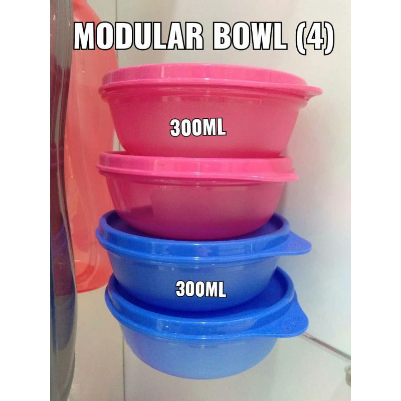 Tupperware Modular Bowl (300ml x2 pcs) | Shopee Malaysia