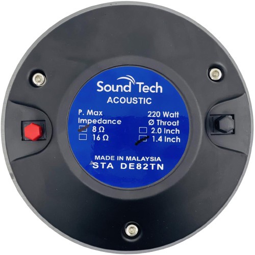 SOUNDTECH DE82TN / DE-82TN 1.4INCH VOICE COIL TWEETER DRIVER / TWEETER ...