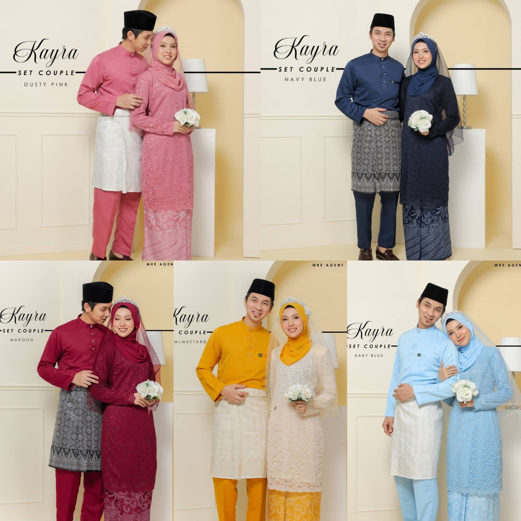 BAJU RAYA 2023 SET SEDONDON COUPLE KURUNG KYRA | Shopee Malaysia