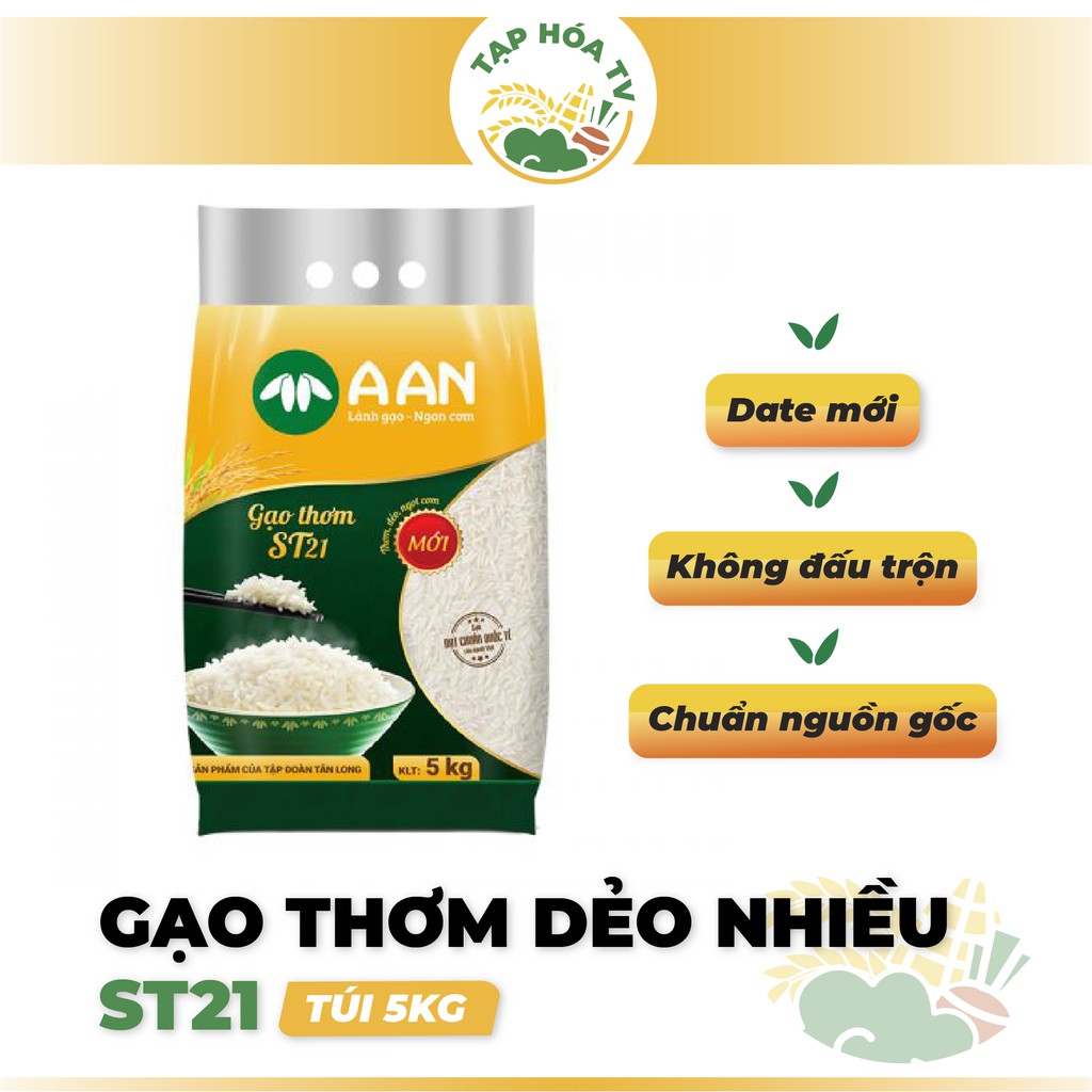 Special Rice Soc Trang ST21 - Many Flexible, Soft Rice - A Bag 5kg (New ...