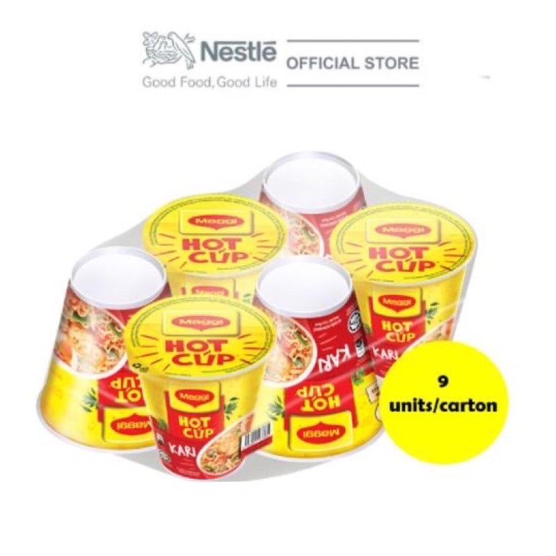 MAGGI Hot Cup Curry 1 Carton (9 x 6 cups x 59g) | Shopee Malaysia