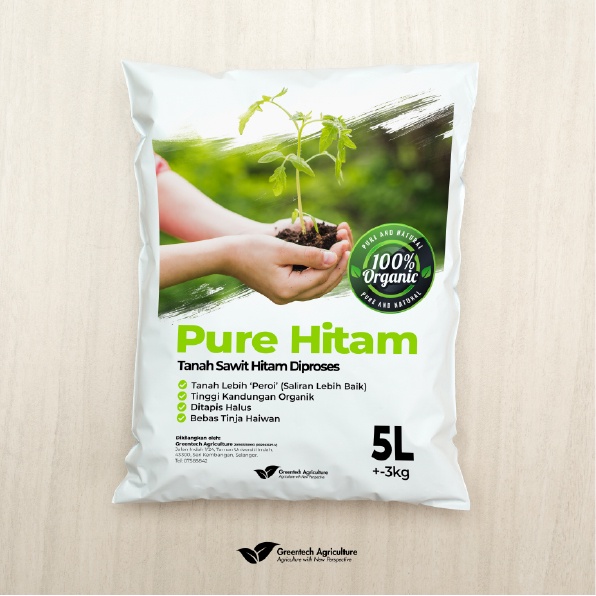 NEW ITEM! Pure Hitam - Tanah Hitam Sawit 3kg (Ditapis & Diproses ...