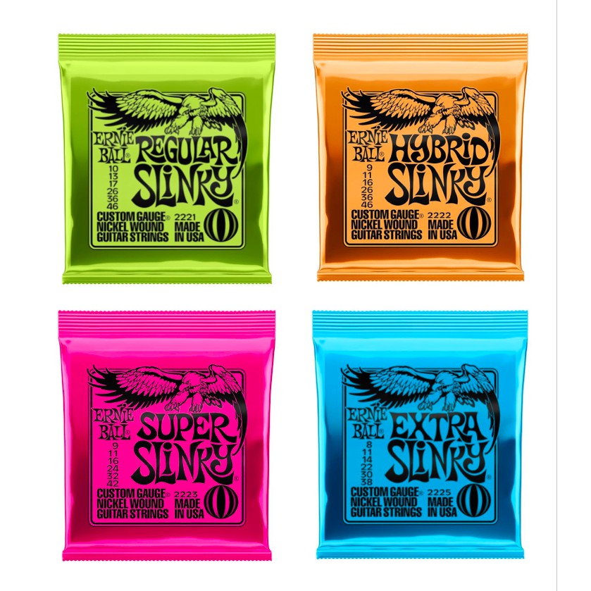Ernie Ball 2221 / 2222 / 2223 / 2225 Regular Slinky Nickel Wound ...