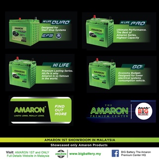 AMARON M42 EFB START STOP Car Battery M42L | MYVI AND BEZZA Eco Idle Start Stop System | Amaron ...